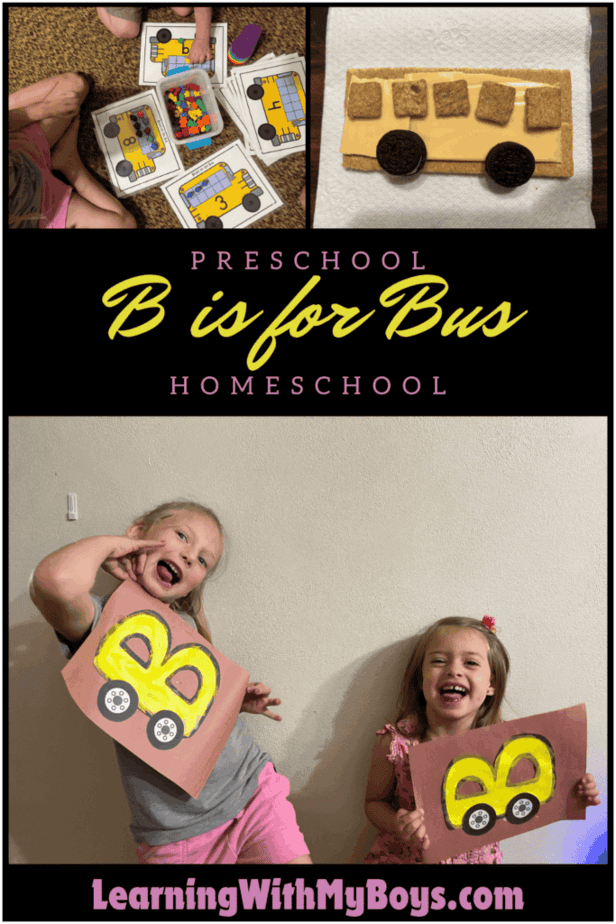 B is for Bear (preschool) – Learning With My Boys